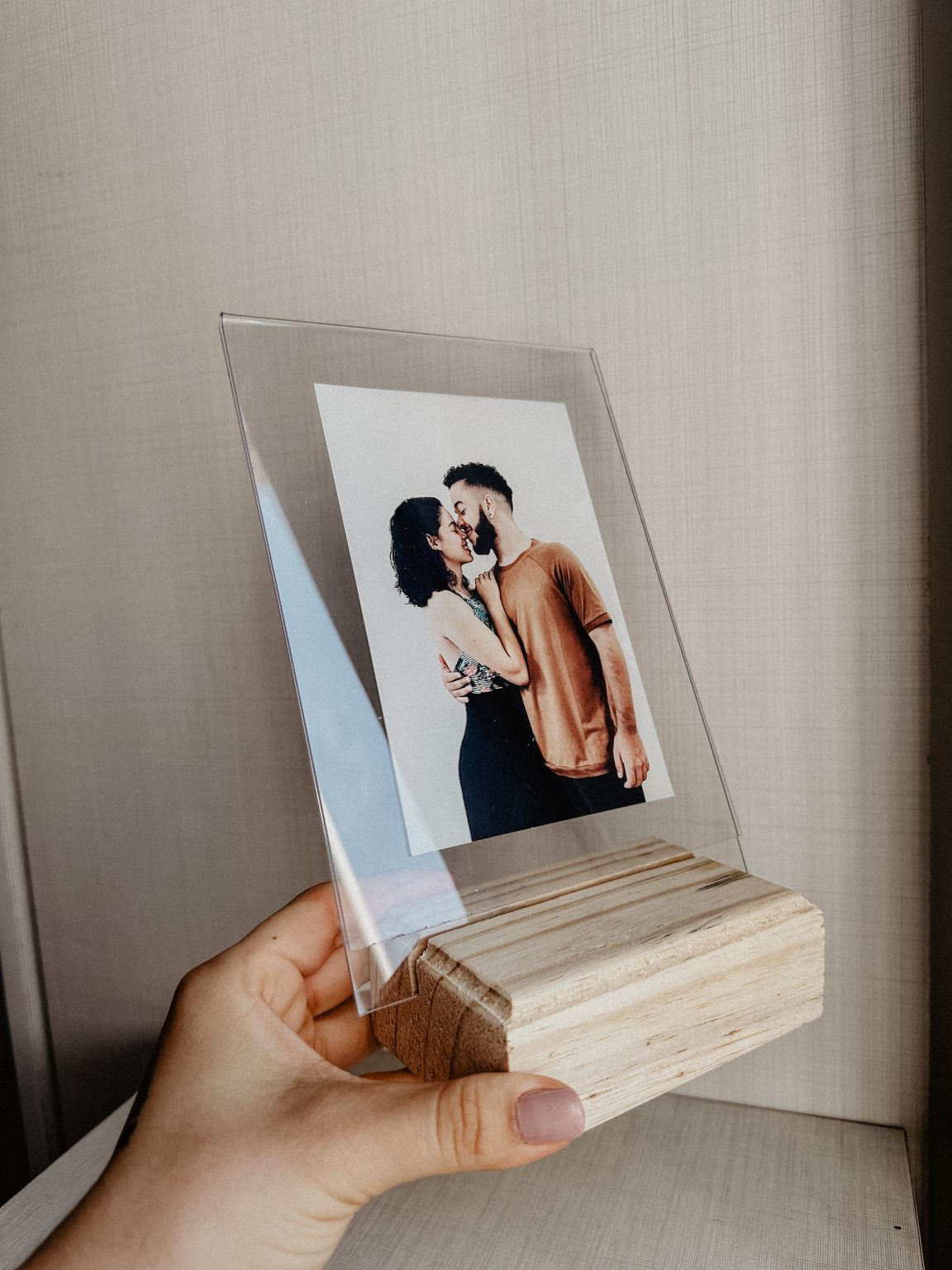 Quadro de Mesa Acrílico Dupla Face + Canetinha Branca - BJ Mais